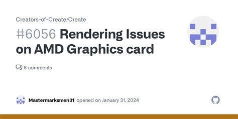 Rendering Issues On Amd Graphics Card · Issue 6056 · Creators Of