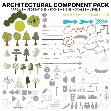 Architectural Site Analysis Component Pack Site Analysis Architecture Presentation