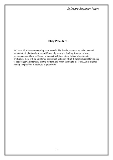 Computer Science Internship Report Pdf Leena Ai Pdf Computing Technology And Computing