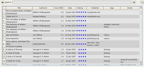 The Graphical User Interface — Calibre 880 Documentation