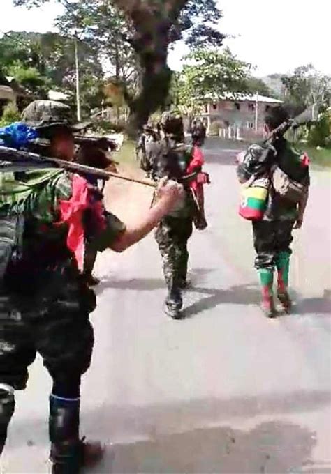 ကျောက်မဲတောင် ရဲစခန်းကို တော်လှန်ရေးတပ်ဖွဲ့များ စီးနင်းပစ်ခတ်ရာတွင် စစ