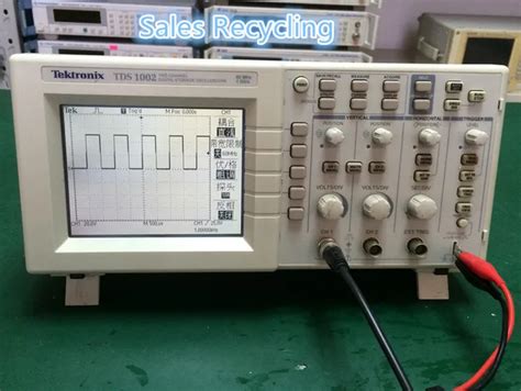 Tektronix Tds1002 Oscilloscope 60mhz Usb Interface Up To 1gs S Real Time Sampling Rate Color