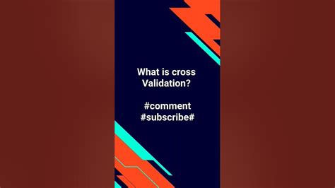 Cross Validation Datatechinfo Yt Validation Datascience Dataanalysis Regression Subscribe