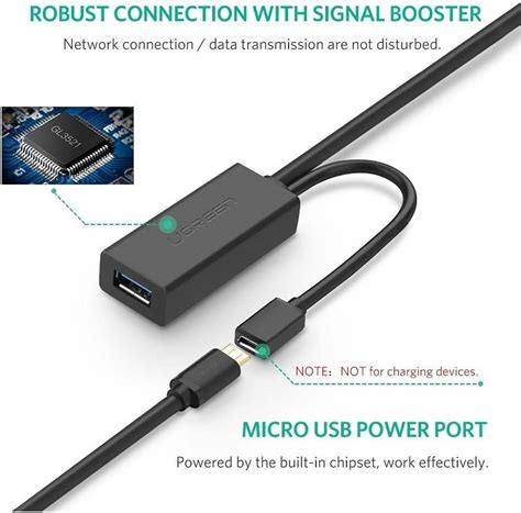 Ugreen Usb Extension Cable Usb 3 0 Male To Female Active Repeater