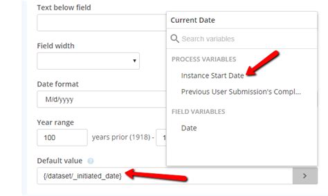 instance start date variable not working laserfiche answers
