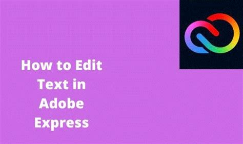 how to edit text in adobe express docs tutorial by docstutorial on