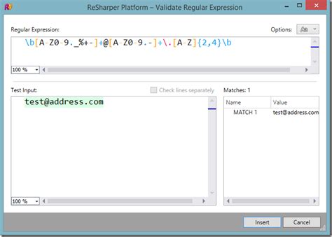 Regular Expression Enhancements In Resharper 9 In Absentia