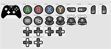 Xbox Controller Icons