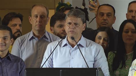 Alinhamento Com O Governo Federal Vai Ser Fundamental Diz Tarcísio
