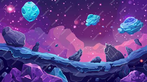 Premium Photo A Galaxy Space Modern Map Level Game Ui Background A