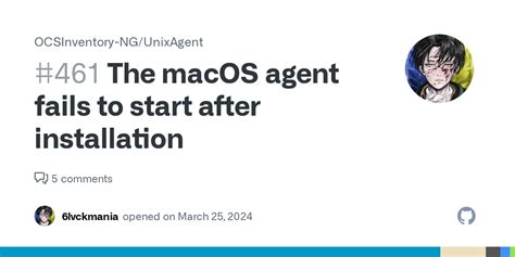 The Macos Agent Fails To Start After Installation · Issue 461