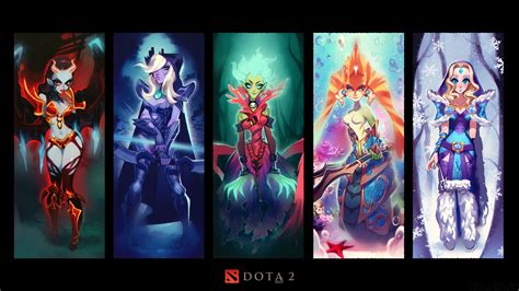 Dota 2 Girls Dota 2 Game Wallpapers Gallery