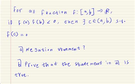 solved for all function f [a b]→r if f a f b