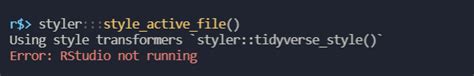 The Code Is Invalid And Report An Error · Issue 877 · R Libstyler