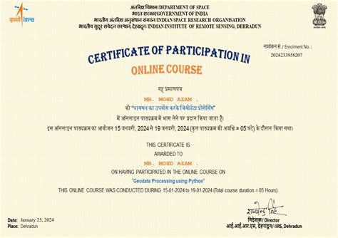 Mohd Azam On Linkedin Pythonsuccess Geodataprocessing Isroinsights Achievementunlocked