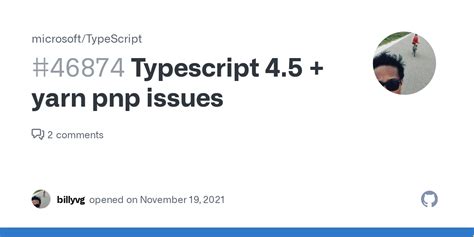 Typescript 4 5 Yarn Pnp Issues Issue 46874 Microsoft TypeScript