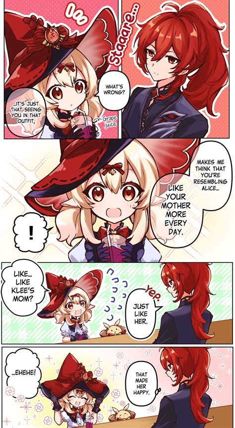 Seeing Alice In Klee Translated [ryokuka] R Genshin Impact