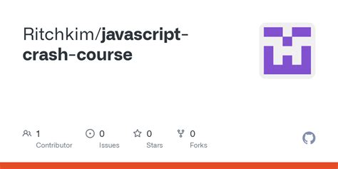 Github Ritchkimjavascript Crash Course