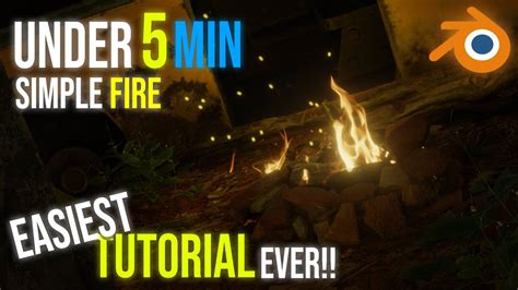 Beautiful Fire In Blender In Under Minutes Easiest Tutorial Ever YouTube