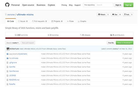 65 sass mixins library css author