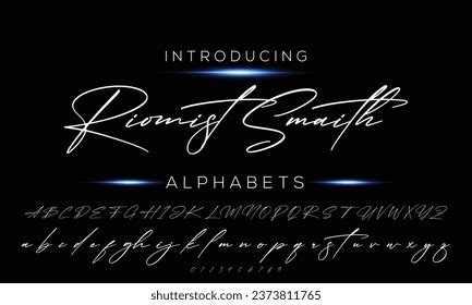 Cursive Signature Font Royalty Free Photos And Stock Images Shutterstock