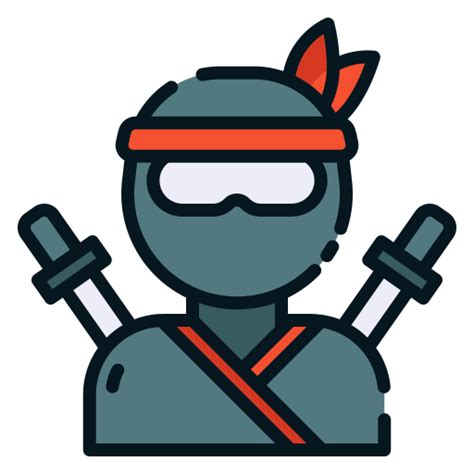 Ninja Good Ware Lineal Color Icon