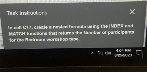 Solved In Cell I4 ﻿enter A Formula Using The Averageif