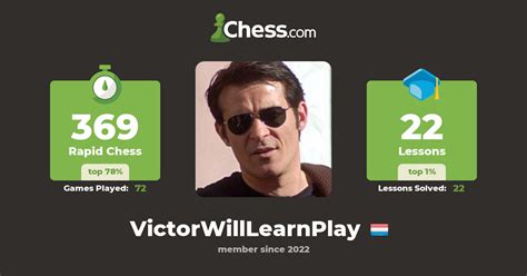 victor victorwilllearnplay chess profile
