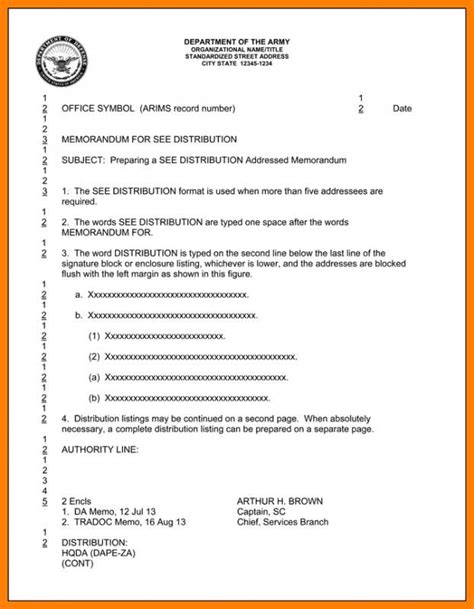 An Orange And White Document With The Words Department Of The Army