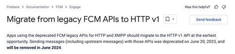 แนวทาง Migrate Legacy Fcm Apis แล้วไปใช้ Firebase Admin Sdk หรือ
