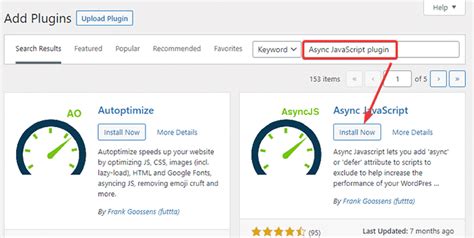 How To Defer Parsing Of Javascript In Wordpress Methods