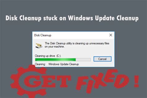 Solved Windows Update Cleanup Stuck Happens On Disk Cleanup MiniTool