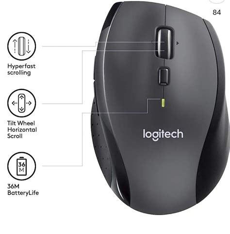 Logitech Mouse Wireless M705 Computers And Tech Parts And Accessories Mouse And Mousepads On Carousell