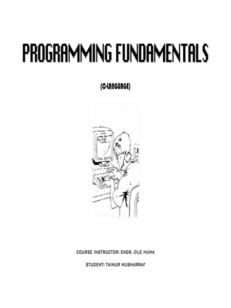 Programming Fundamentals C Language Notes Pdf