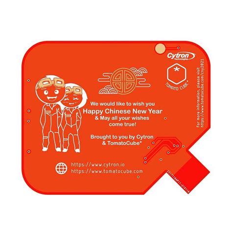 Happy Cny 2021 Programmable Pcb Card