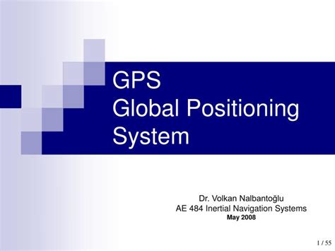 Ppt Gps Global Positioning System Powerpoint Presentation Free Download Id