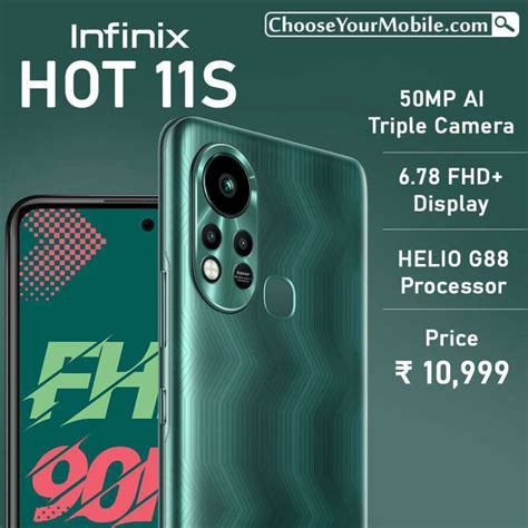 Jual Infinix Hot 11s Nfc Smartphone Garansi Resmi - 6/128 Gb Hitam Di ...