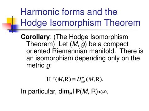 Ppt Hodge Theory Powerpoint Presentation Free Download Id 490625
