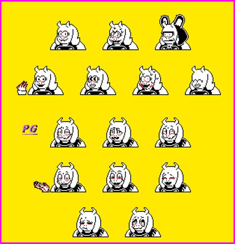 Uf Toriel Sprites By Pulse Girl On Deviantart