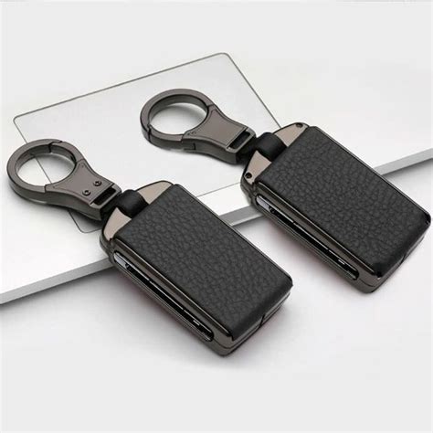 미국발송 Hibeyo 열쇠 고리 커버 케이스 원격 재킷 쉘 20212022 볼보 Xc40 Xc60 Xc90 S90 V90 자동차 키 포브 스마트 액세서리 홀더 키리스 아연