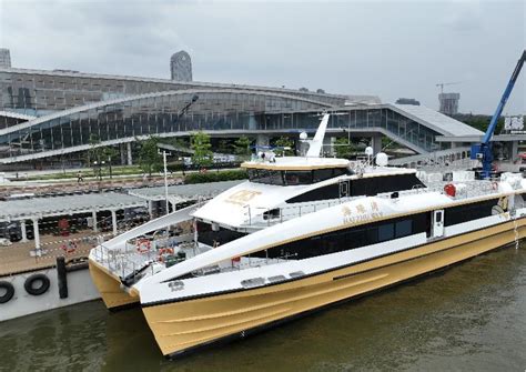 “廣州琶洲 香港”航線擬近期營運 國產全碳纖維客輪投用 內地 香港中通社