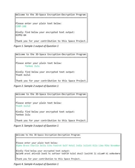 Solved Question 1 6pts 3d Space Encryption Decryption