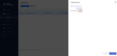 Backup Cleanup In AOMEI Cyber Backup