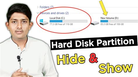 How To Hide Show Drive In Windows Computer Me Hard Disk Partition Ko Hide Show Kaise Kare