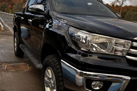 تویوتا هایلوکس دو کابین کارکرد ۵۶هزار کیلومتر بدنه بدون رنگ اتوماتیک