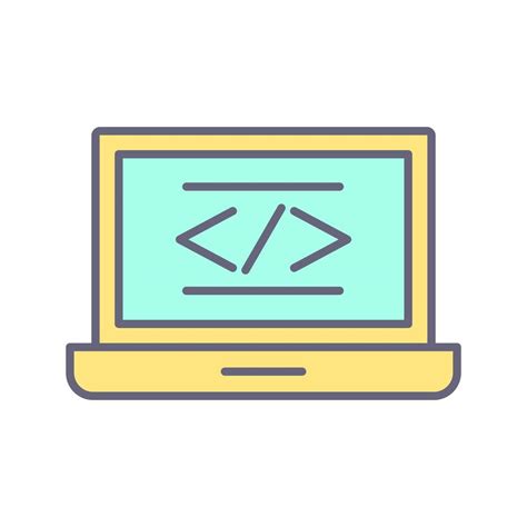 Coding Vector Icon 18893433 Vector Art At Vecteezy