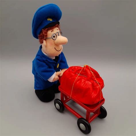 Walking Whistling Postman Pat Plush Toy With Trolley And Parcels Not Working £1199 Picclick Uk