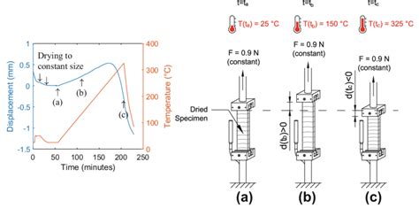 Displacement And Temperature History Throughout The Thermal Expansion Download Scientific