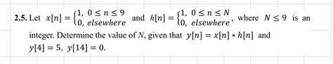 Solved Integer Determine The Value Of N ﻿given That