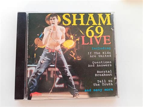Cd Sham 69 Live Emporio 95 Europa Punk Rock Ref Sex Pistols The Clash Minor Threat Ramones